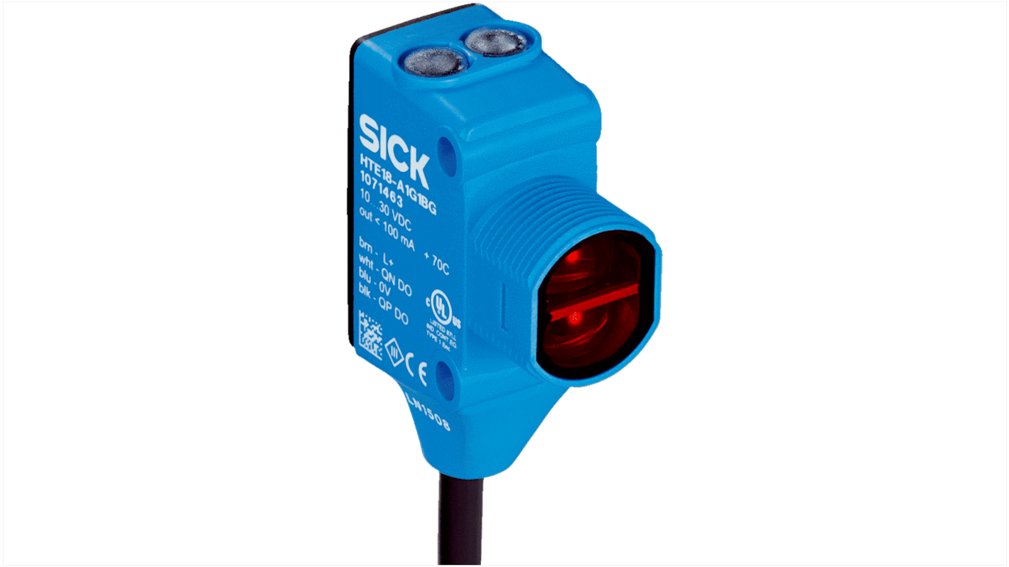 HTB18L-B4B5BH | Sick Background Suppression Photoelectric Sensor, Block ... HTB18L-B4B5BH | Sick Background Suppression Photoelectric Sensor, Block ...