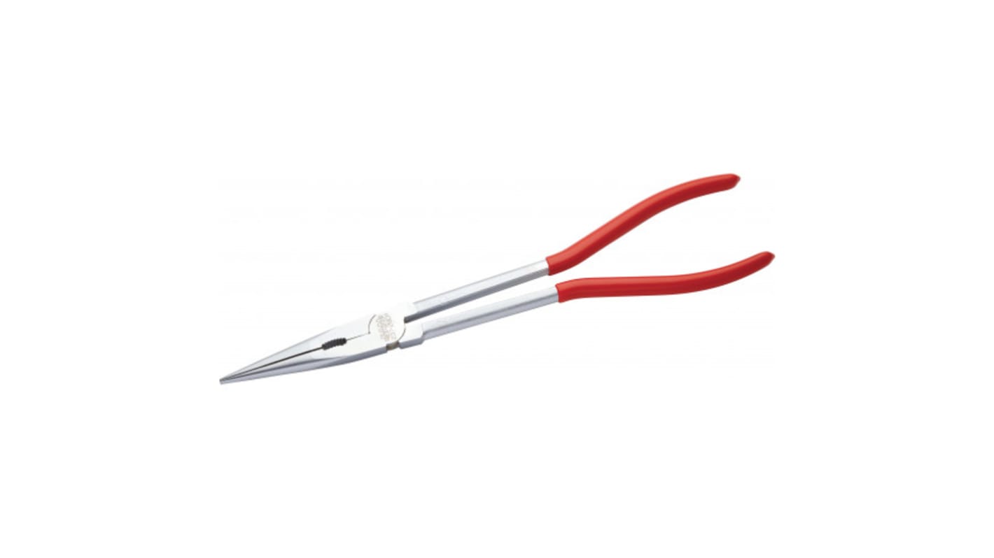 237-28CP | SAM Nose pliers, 280 mm Overall, Straight Tip | RS