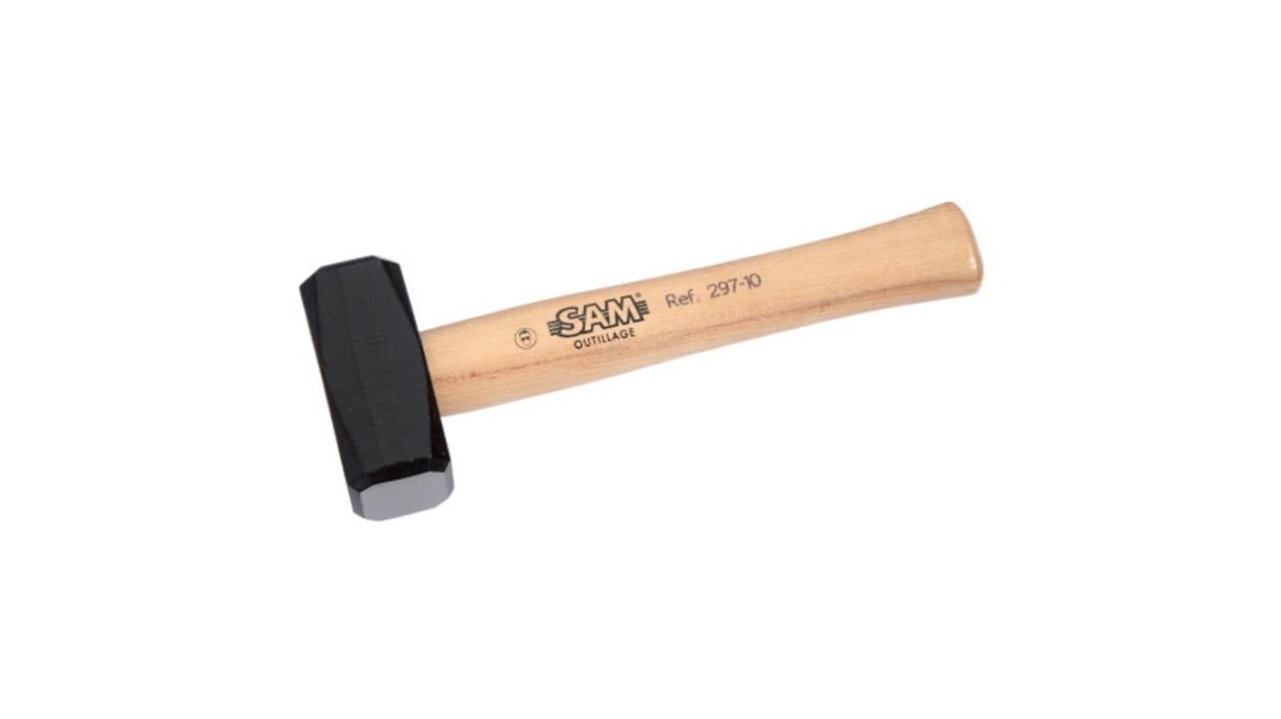 297-10 | SAM Square Iron Mallet 1.3kg With Replaceable Face | RS
