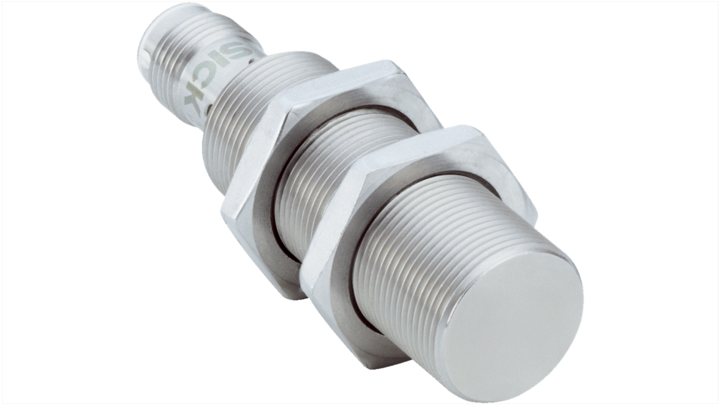 IMI18-08BPONC0S | Sick IMI Series Inductive Barrel-Style Inductive Proximity Sensor, M18 x 1, 8 ...