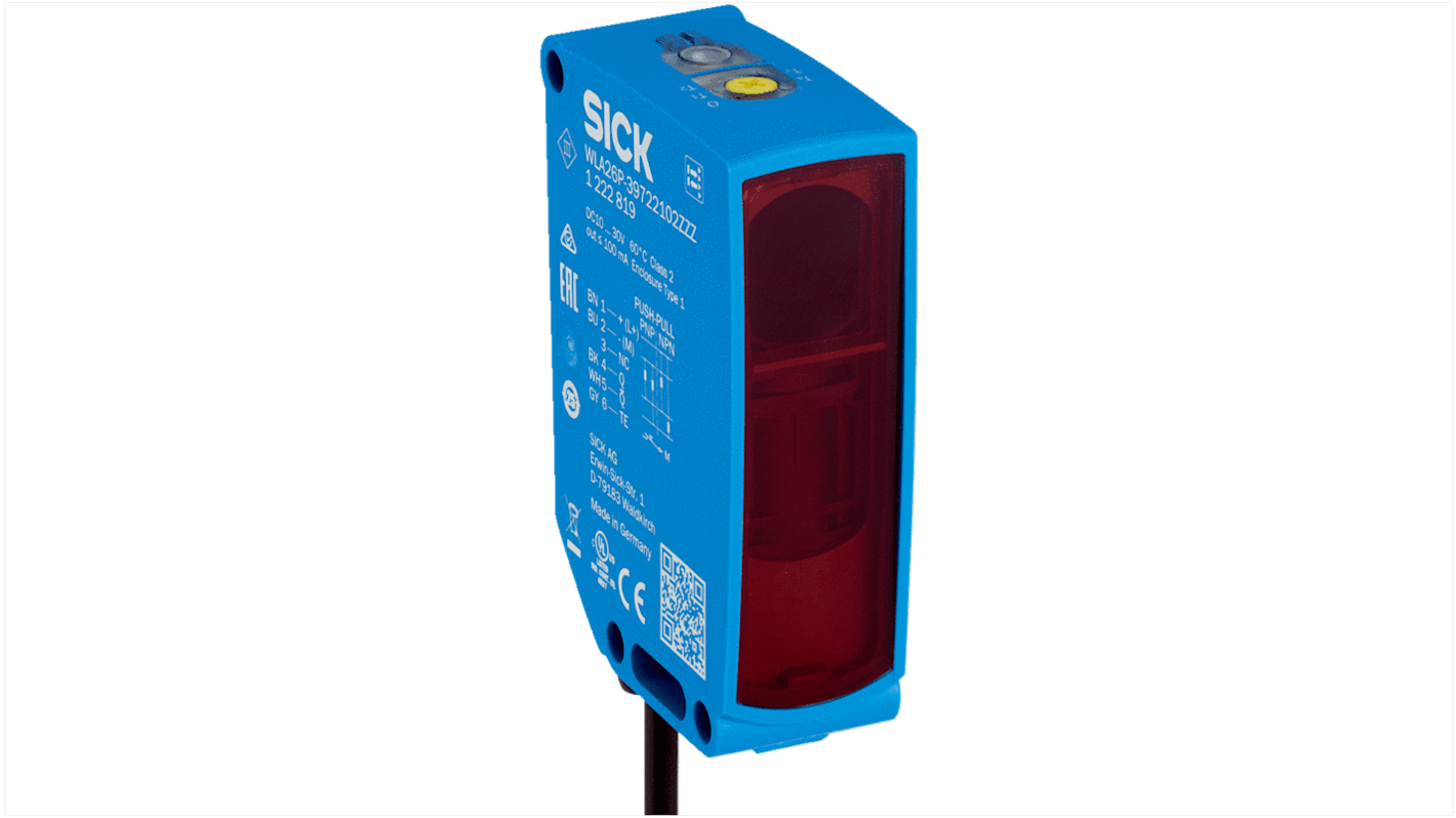 WLA26P-39722102ZZZ | Sick Retroreflective Photoelectric Sensor ...