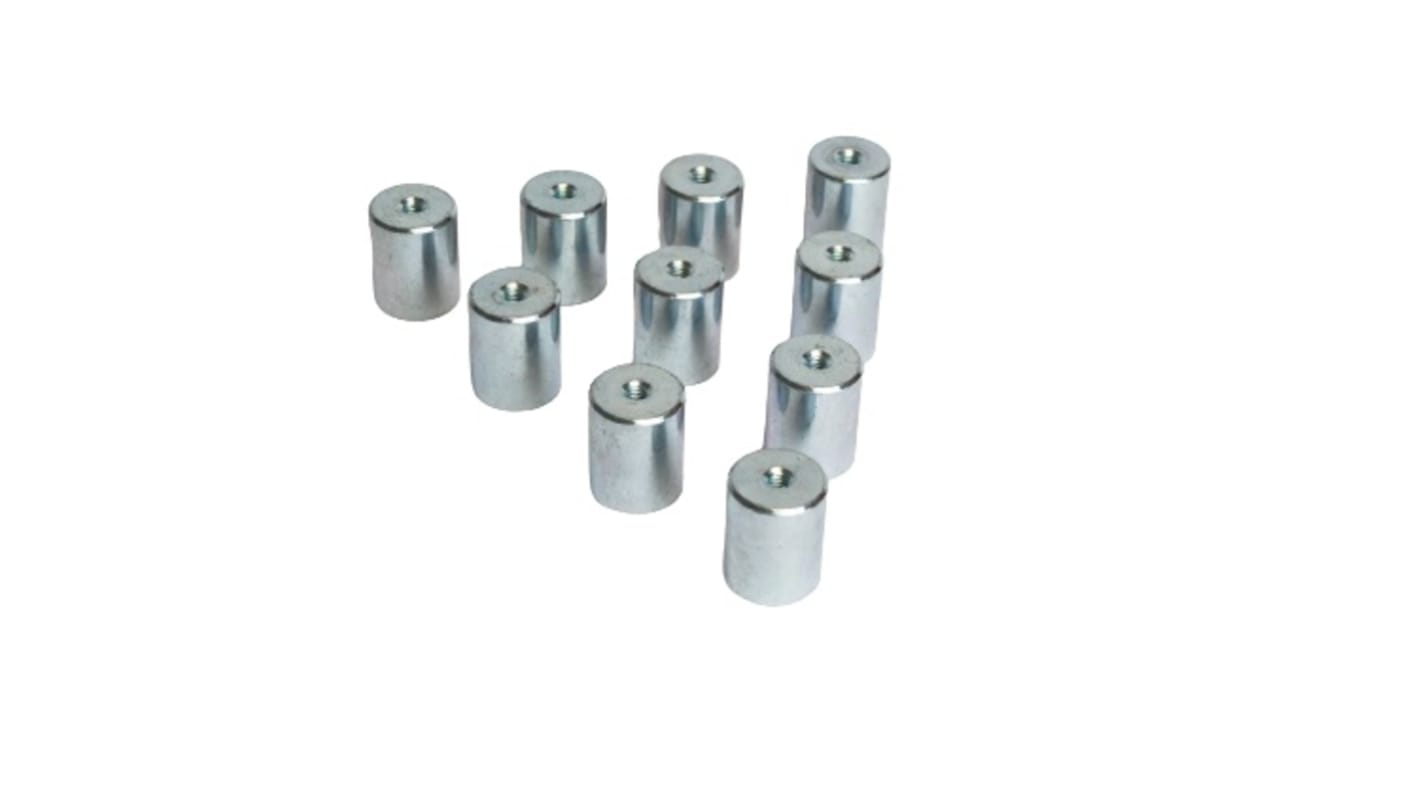 E744 | Eclipse Deep Pot Magnet 16mm Threaded Hole Alnico, 1.8kg Pull | RS