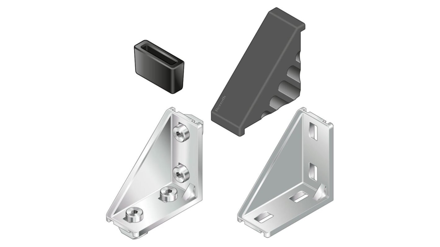 3842523517 | Bosch Rexroth Angle Bracket Connecting Component, Strut ...