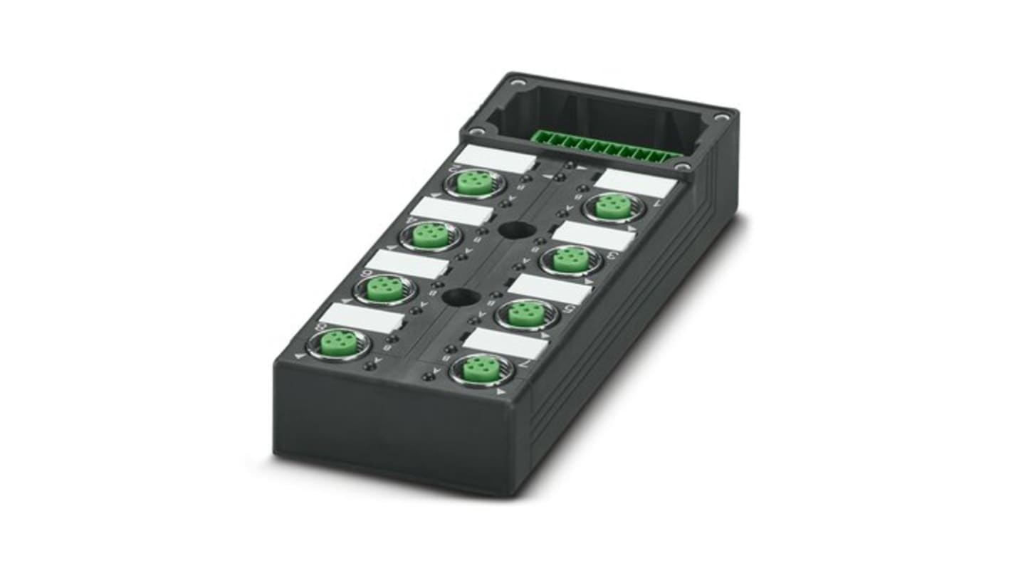 1516768 | Phoenix Contact Sensor-Box 30V dc 4 Anschlüsse 8 Auslässe M12 ...
