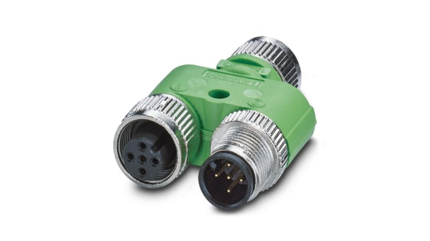 1526253 | Phoenix Contact Circular Connector, M12 Connector, Plug and ...