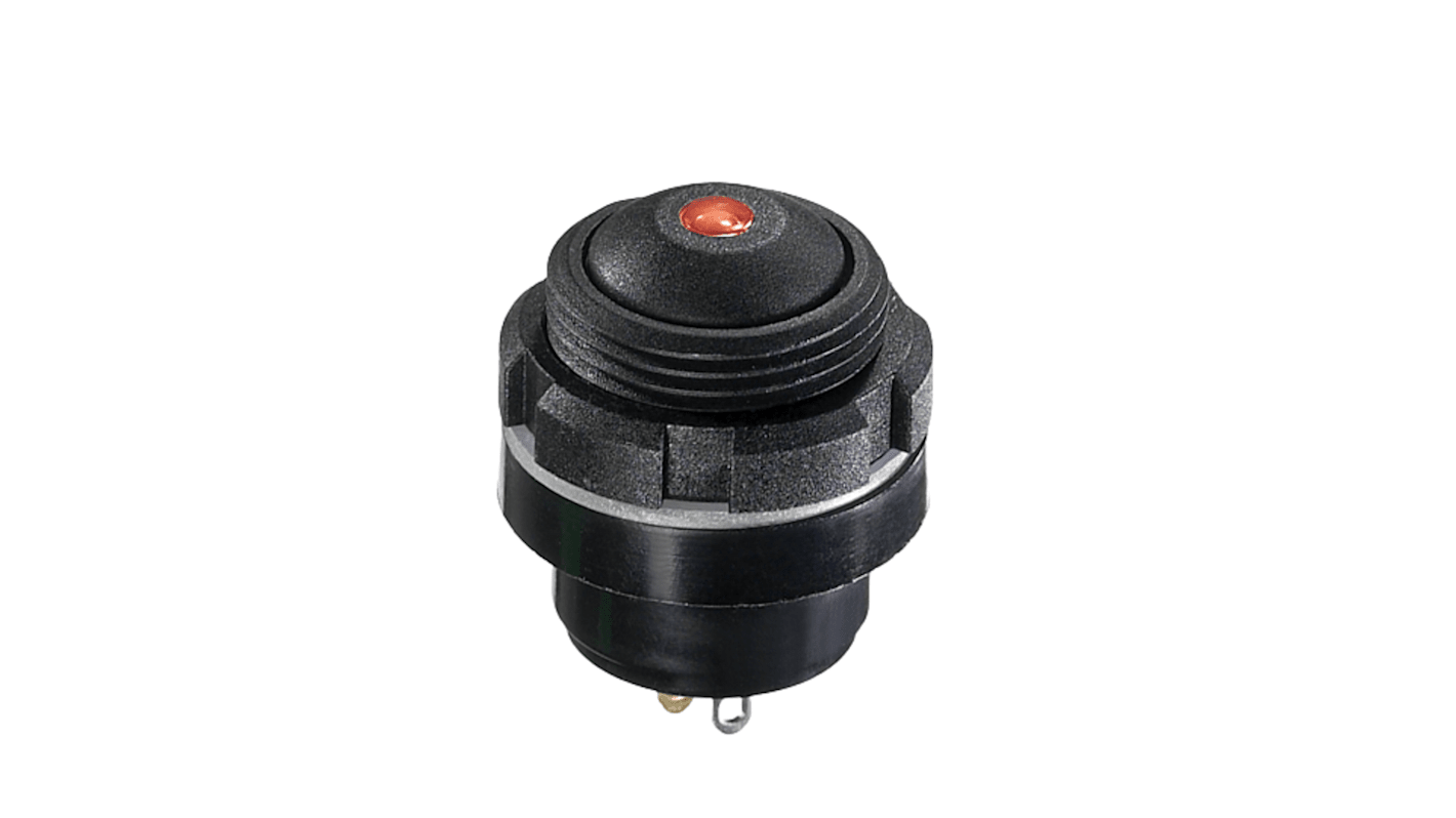 IZPR3S422L0B | APEM IZ Series Illuminated Push Button Switch, Momentary ...