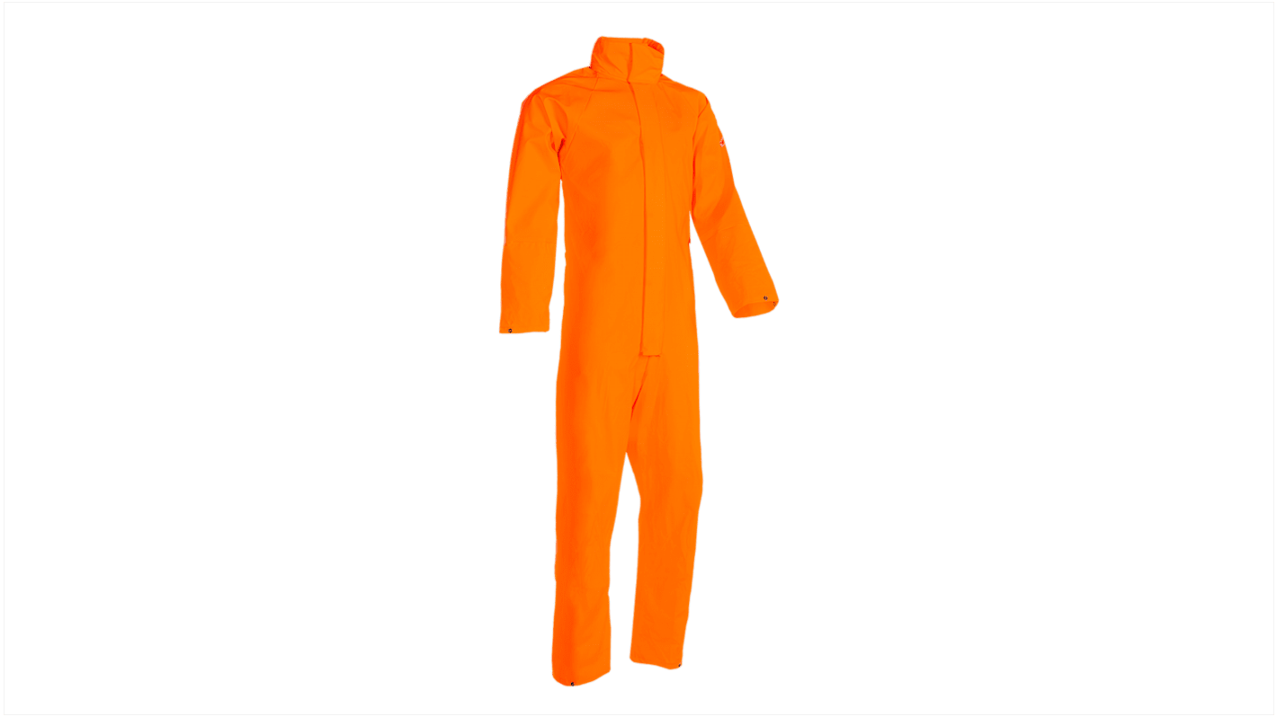 4964A2FC1-C38-L | Sioen Uk Orange Coverall, EN 343:2019, EN 14605:2005 ...