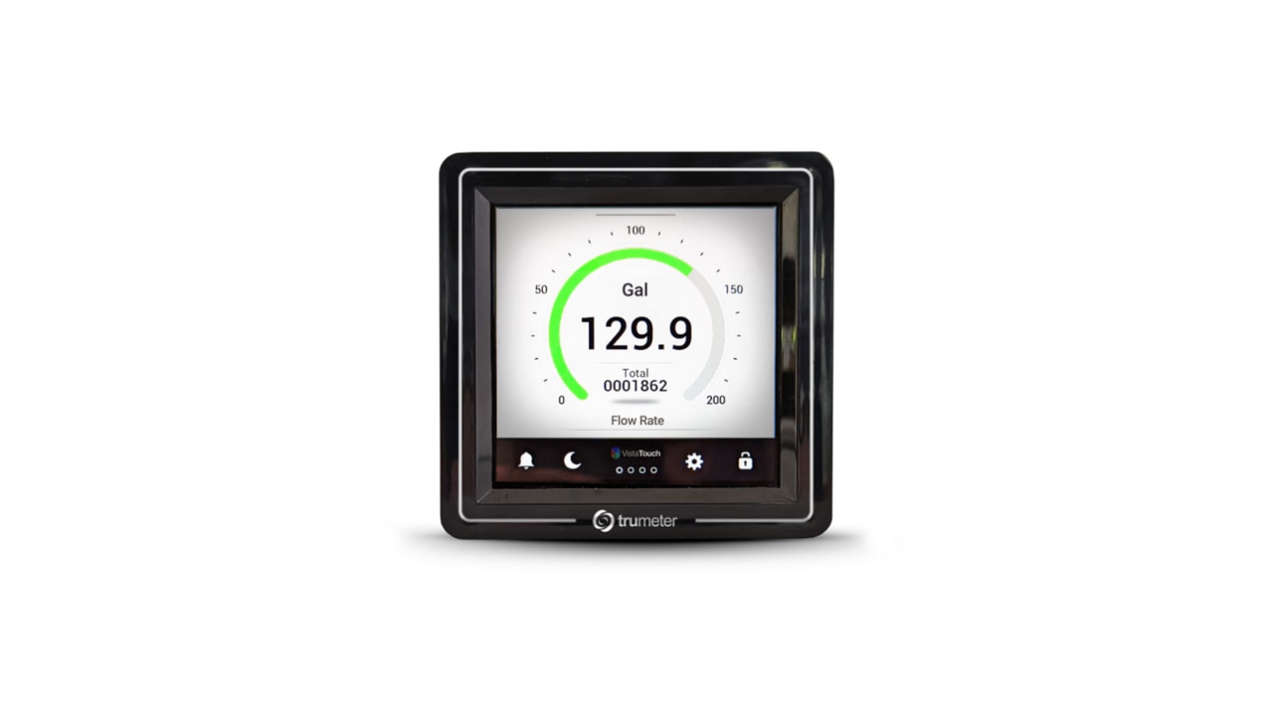 VT-FLOW-HV | Trumeter Vista Touch Series Industrial Flow Meters Flow ...