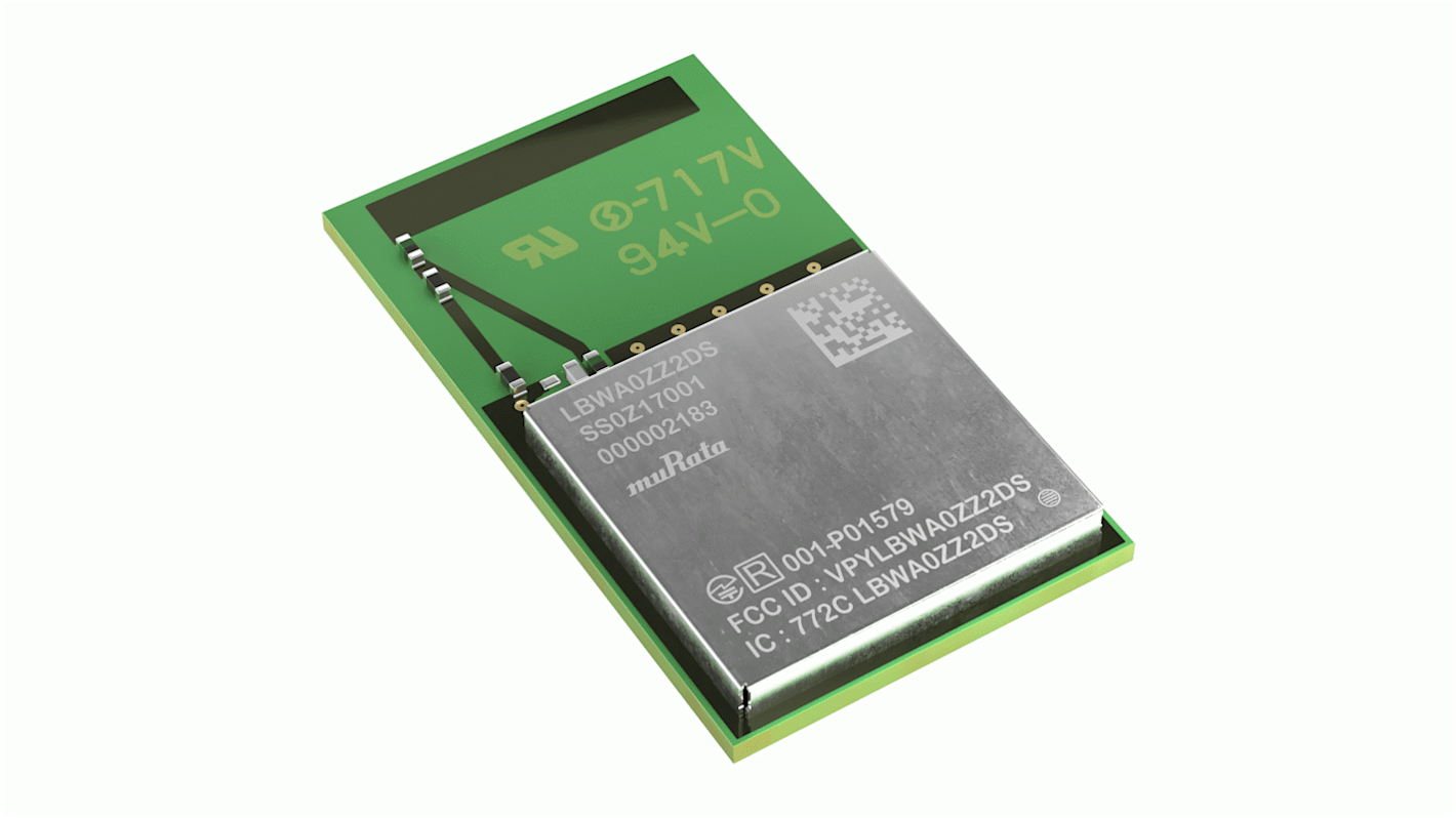 Murata Power Solutions LBWA0ZZ2DS-688 3 → 3.6V WiFi Module, 802.11b/g/n ...
