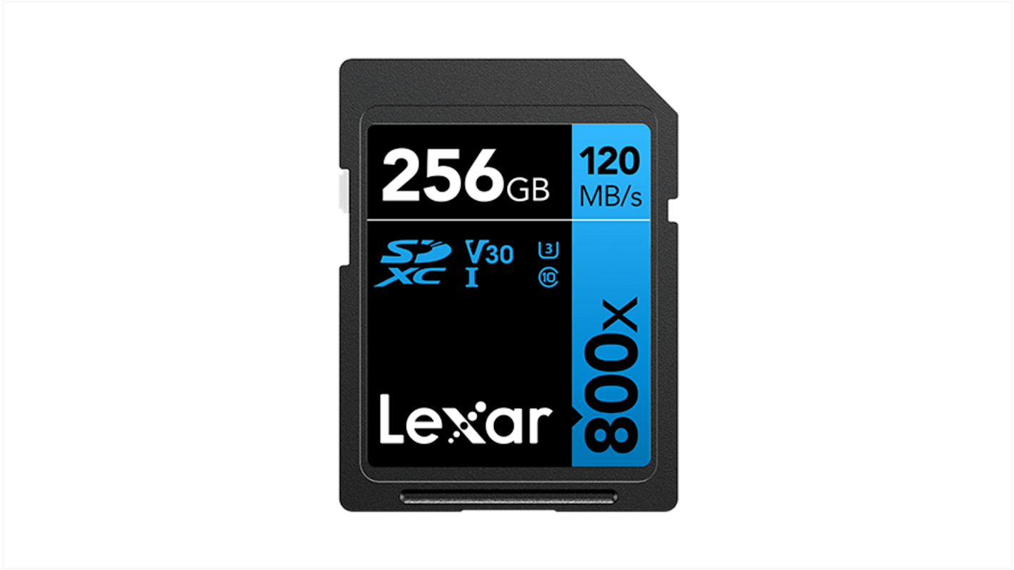 LSD0800256G-BNNNG | Lexar 256 GB Industrial SDHC SD Card, UHS-I | RS