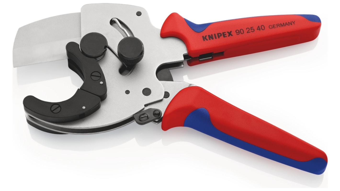 90 25 40 | Knipex Pipe Cutter 25 mm, Cuts Plastic | RS