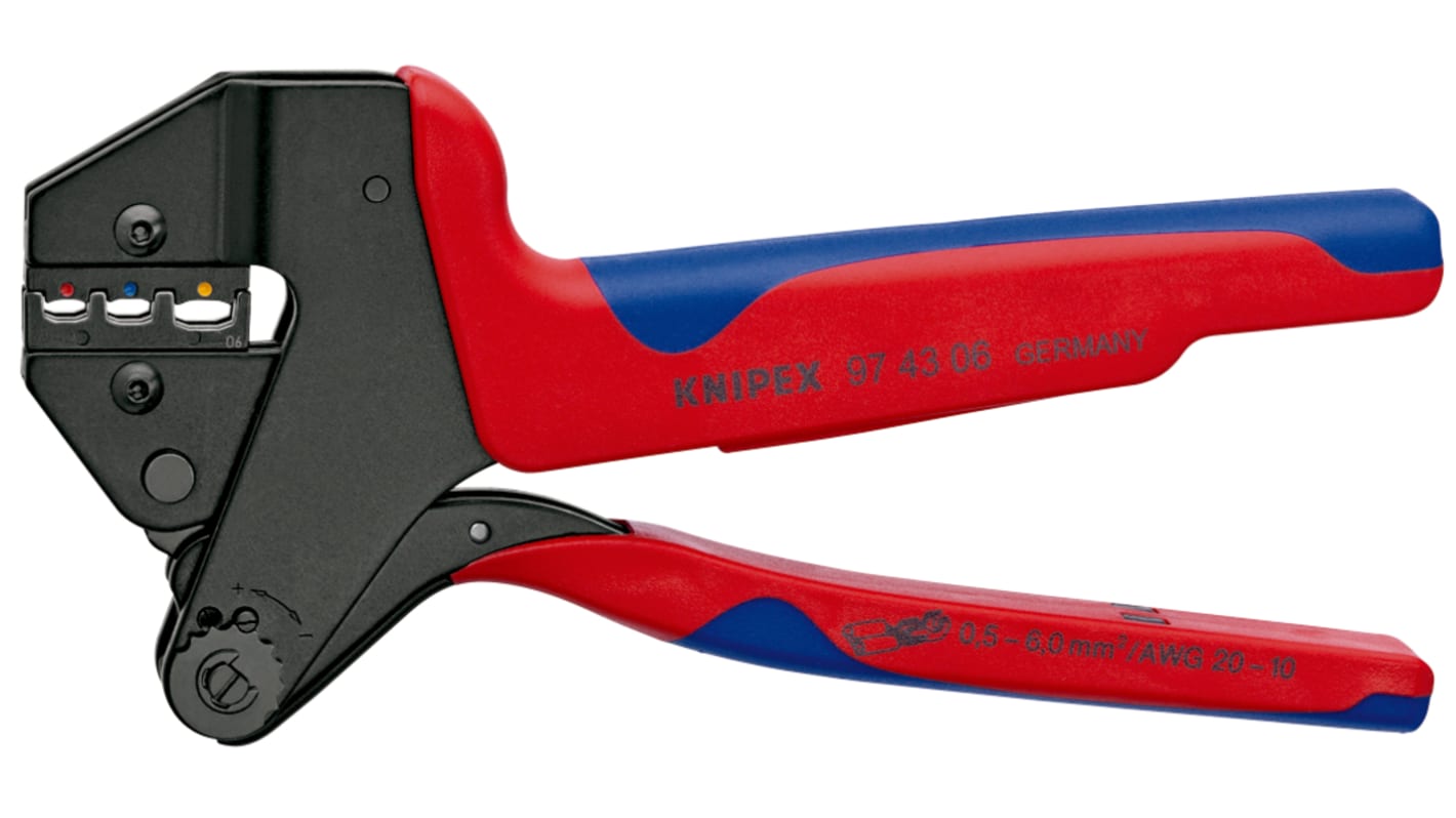 97 43 06 | Knipex 97 Hand Ratcheting Crimp Tool for Insulated Terminals ...