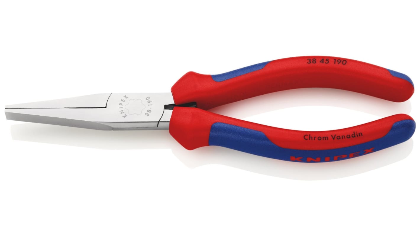 Knipex 38 45 190 Pliers, 190 mm Overall, Straight Tip, 50mm Jaw | RS