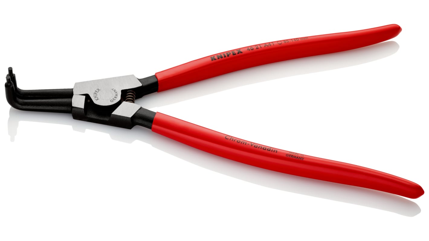Knipex 46 21 A41 Circlip Pliers, 300 mm Overall, Angled Tip | RS