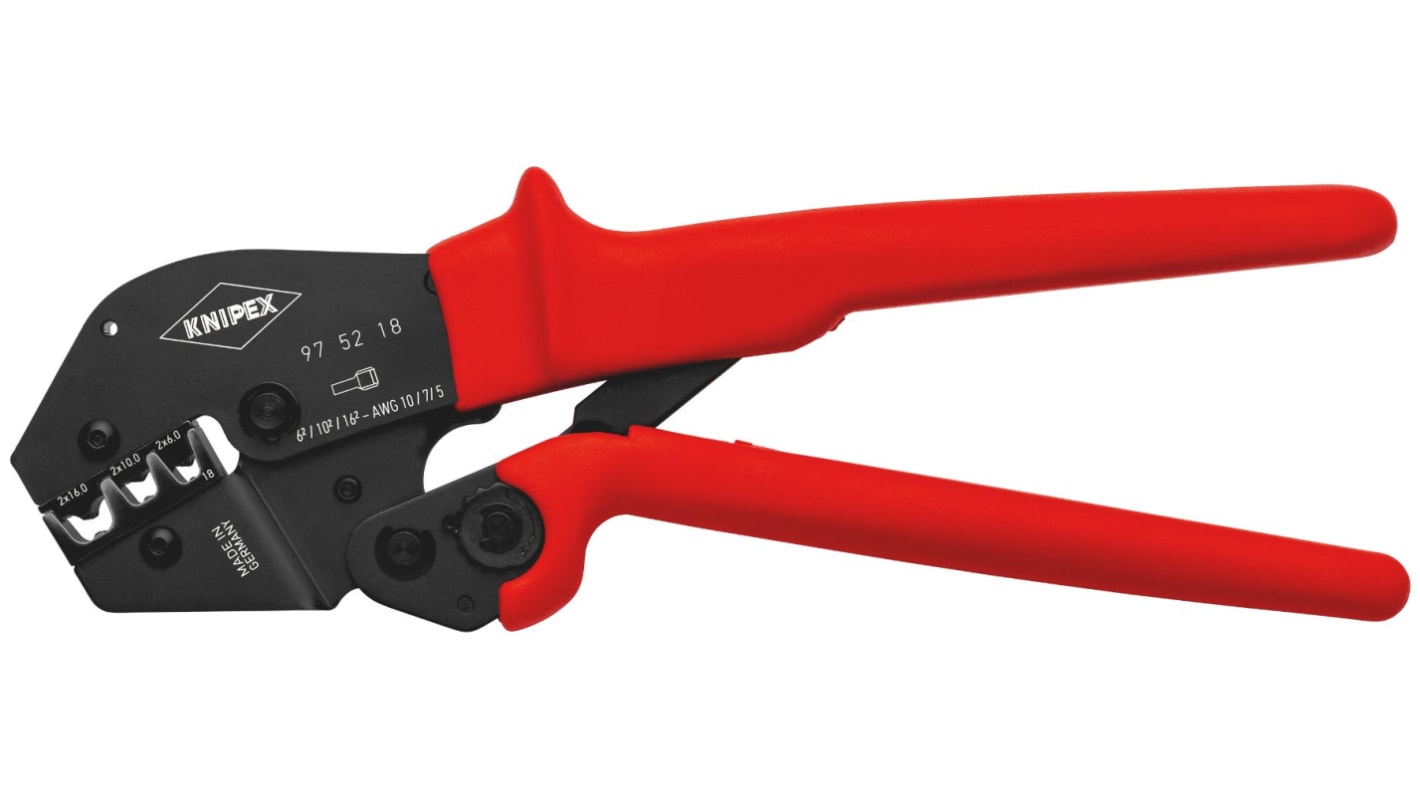 97 52 18 | Knipex 97 Hand Ratcheting Crimp Tool for Twin Wire Ferrules ...