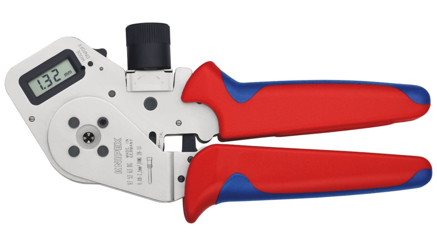 97 52 63 DG | Knipex 97 Hand Ratcheting Crimp Tool for Turned Contacts ...