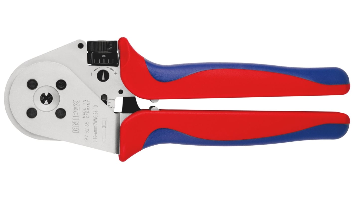 97 52 65 | Knipex 97 Hand Ratcheting Crimp Tool for Turned Contacts, 0 ...