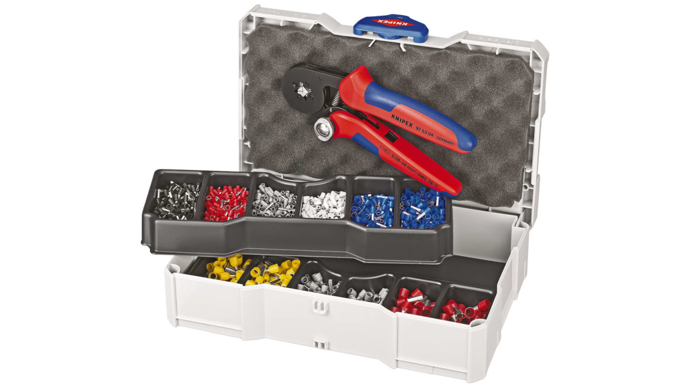 97 90 09 | Knipex Crimp Assortment Kit Crimp Crimp terminal Kit | RS