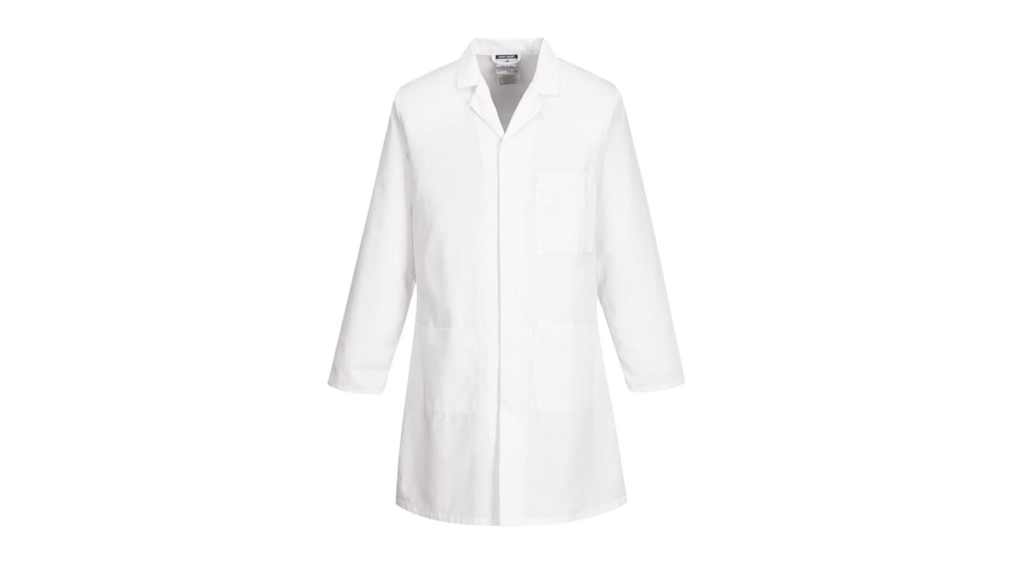 2852WHRXXL | Portwest White Unisex Reusable Lab Coat, Double Extra ...