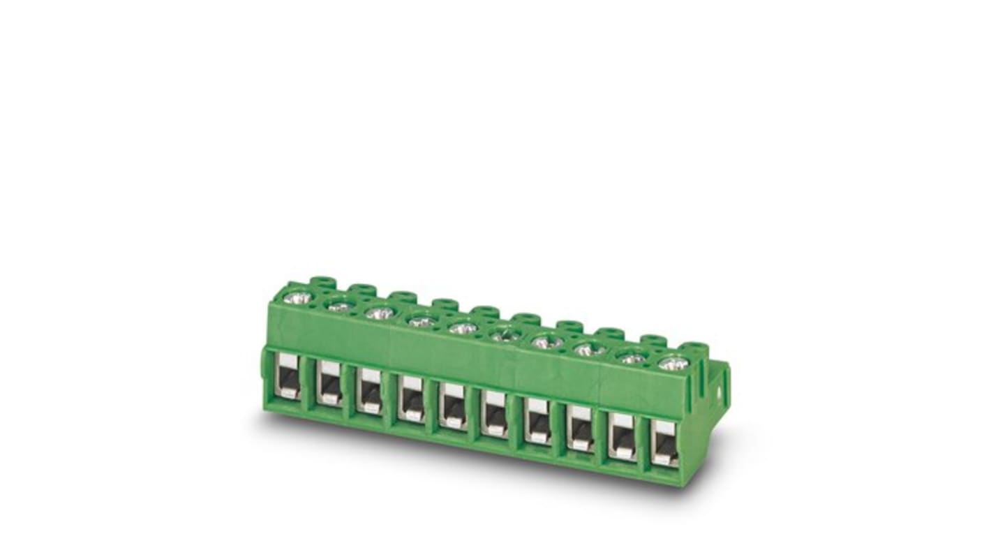 1934861 | Phoenix Contact 5mm Pitch 2 Way Pluggable Terminal Block, PCB ...