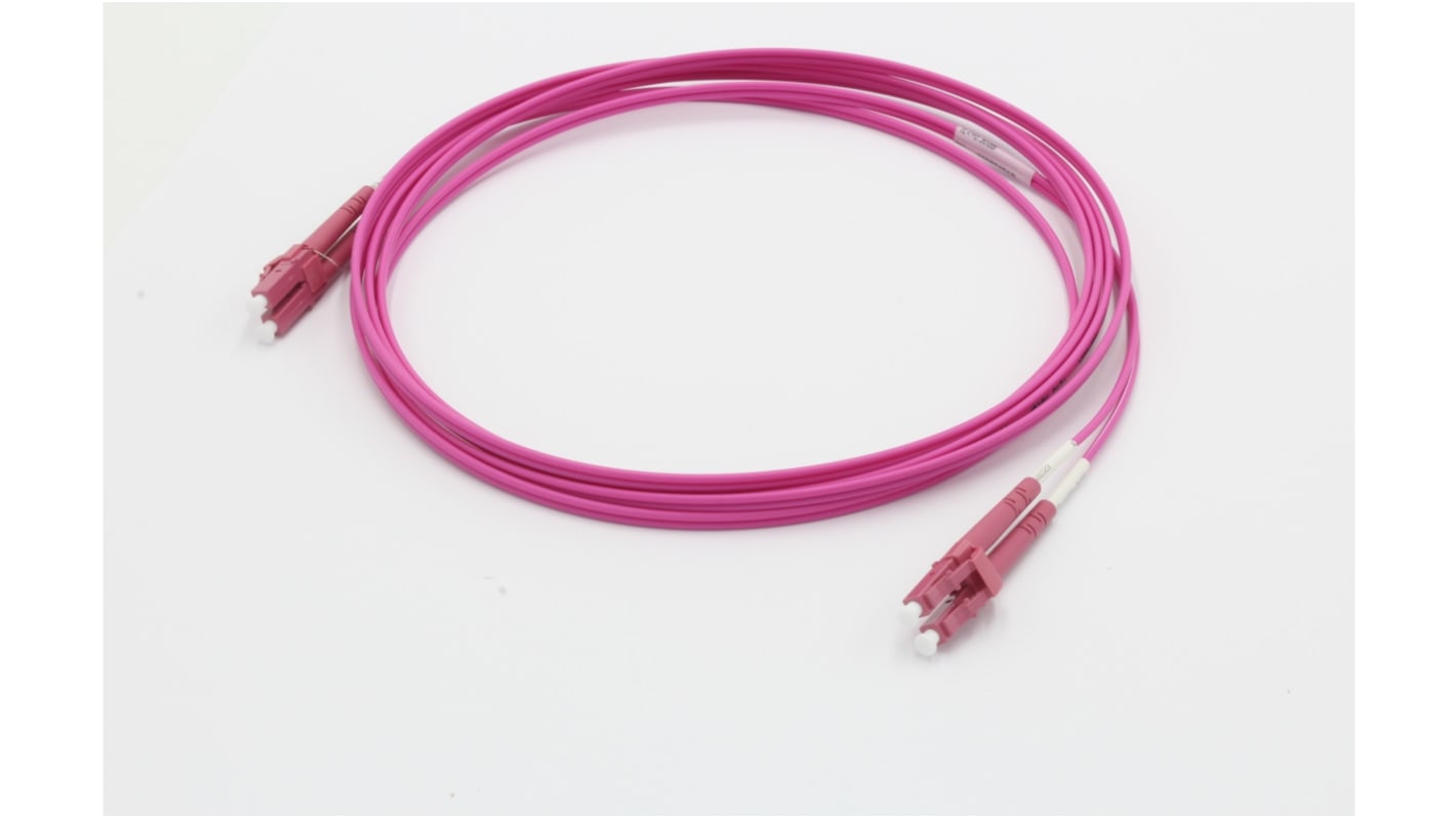 180591036 | Molex Premise Networks LC to LC Simplex OM4 Multi Mode OM4 ...