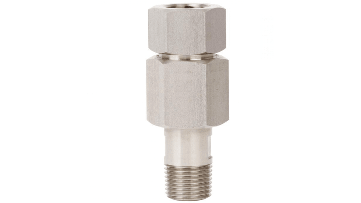 WIKA Hydraulic Union Straight Threaded Adaptor NPT 1/2 Male to NPT 1/2 ...