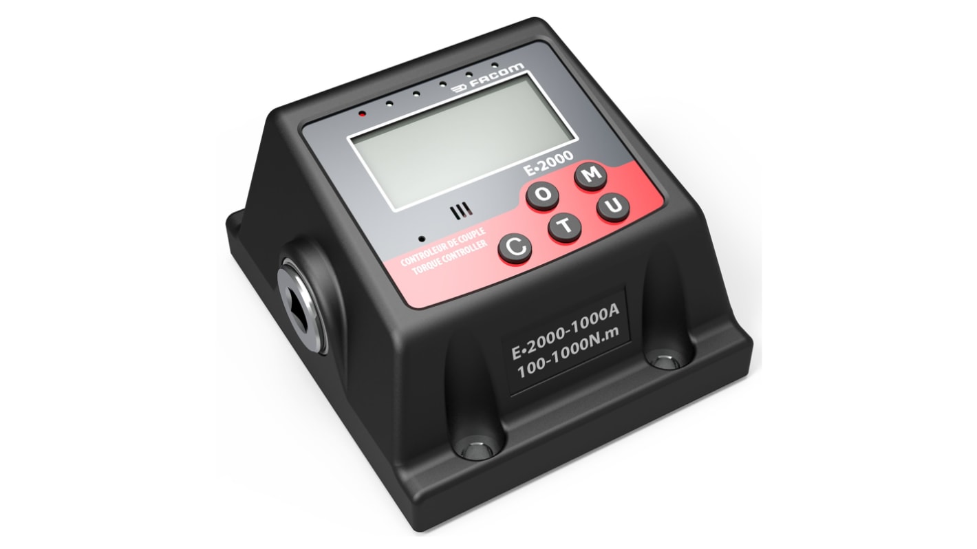 E.2000-1000A | Facom Digital Torque Tester, 100 → 1000Nm, 27mm Drive, ± ...