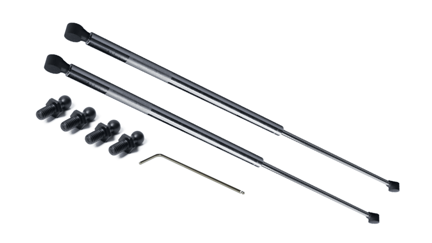RS PRO Stainless Steel Gas Strut, with Ball & Socket Joint, 500mm ...
