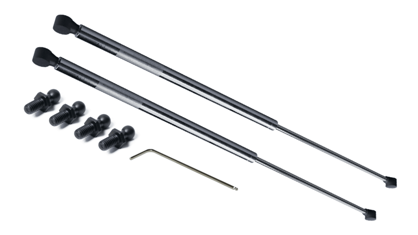 RS PRO Stainless Steel Gas Strut, with Ball & Socket Joint, 705mm ...