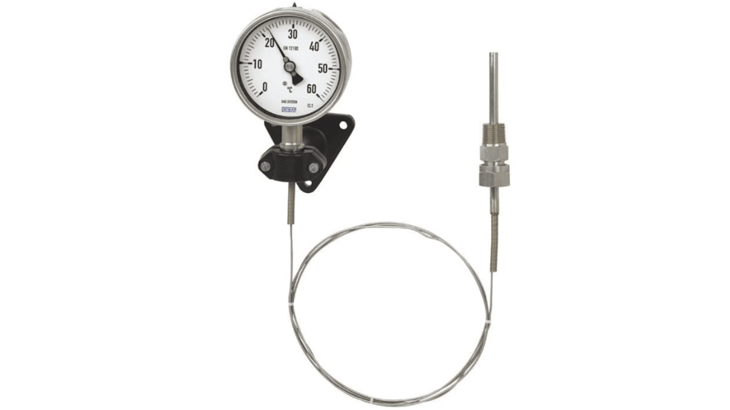 WIKA Dial Thermometer 0 → 100 °C, 48788680 | RS