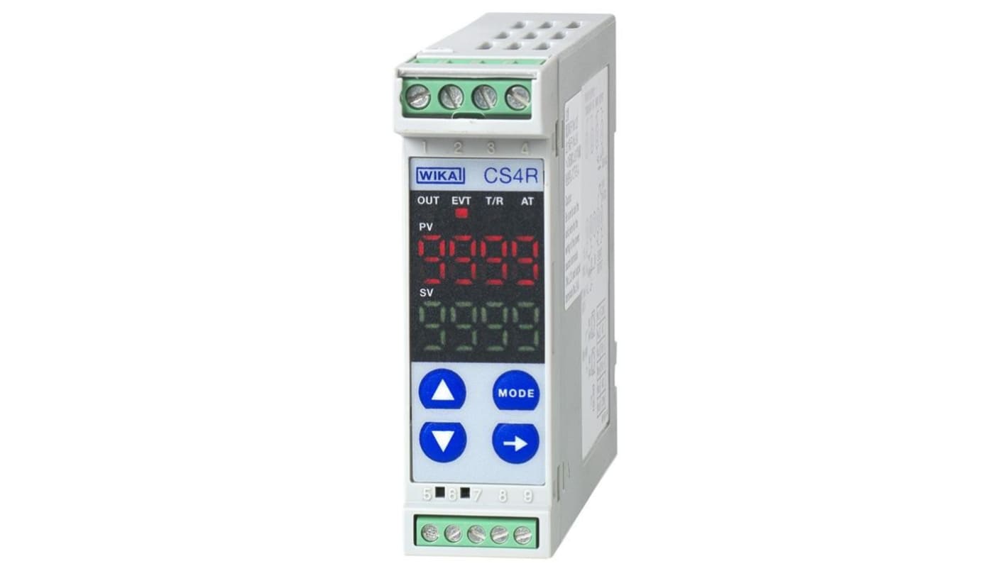 52907142 | WIKA CS4R Standard Rail PID Temperature Controller, 22.5 x ...