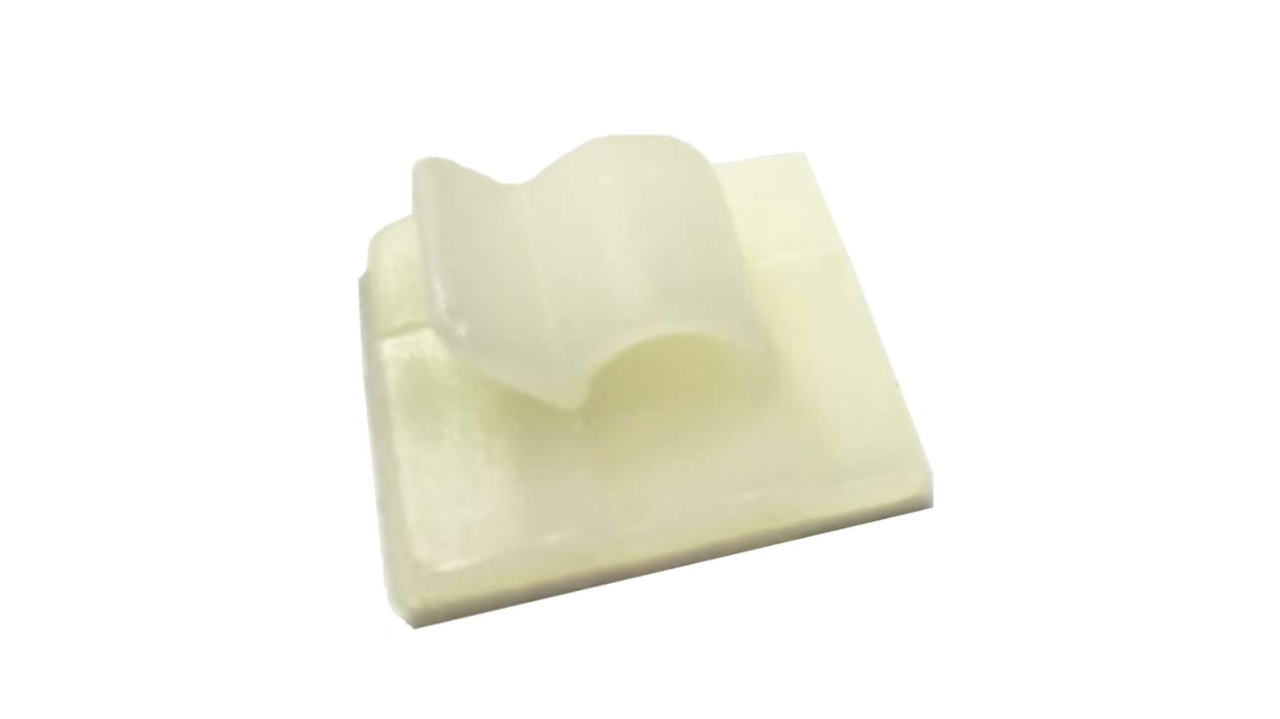 RS PRO Natural Nylon Round Clip, 4.9mm Max. Bundle | RS