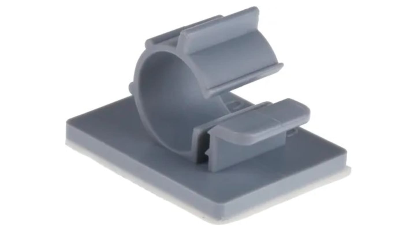 RS PRO Grey Nylon Cable Clamp, 10mm Max. Bundle | RS