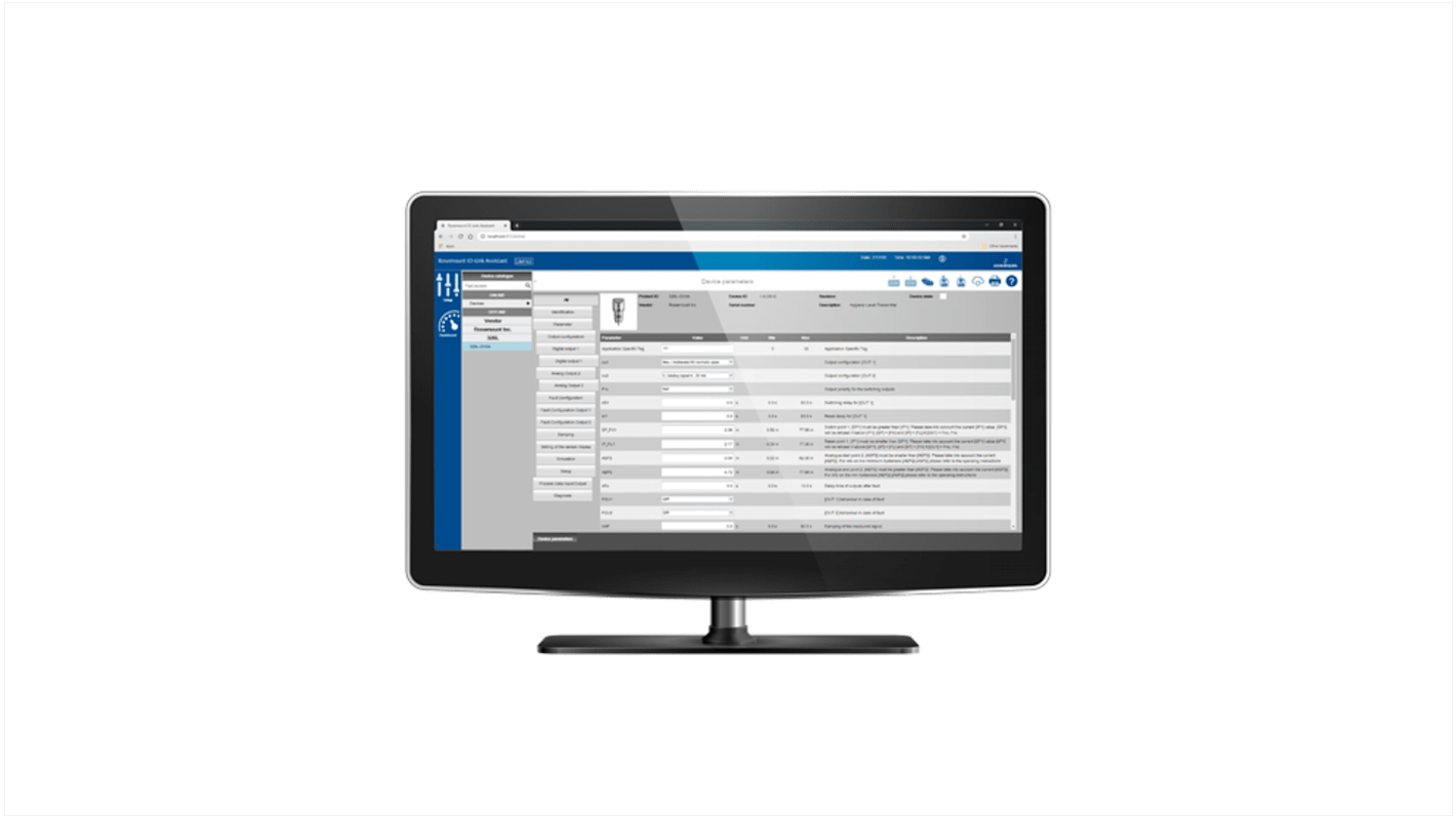 FB-5401 | Rosemount 1408H Series, M12 IO-Link Assistant Software for ...