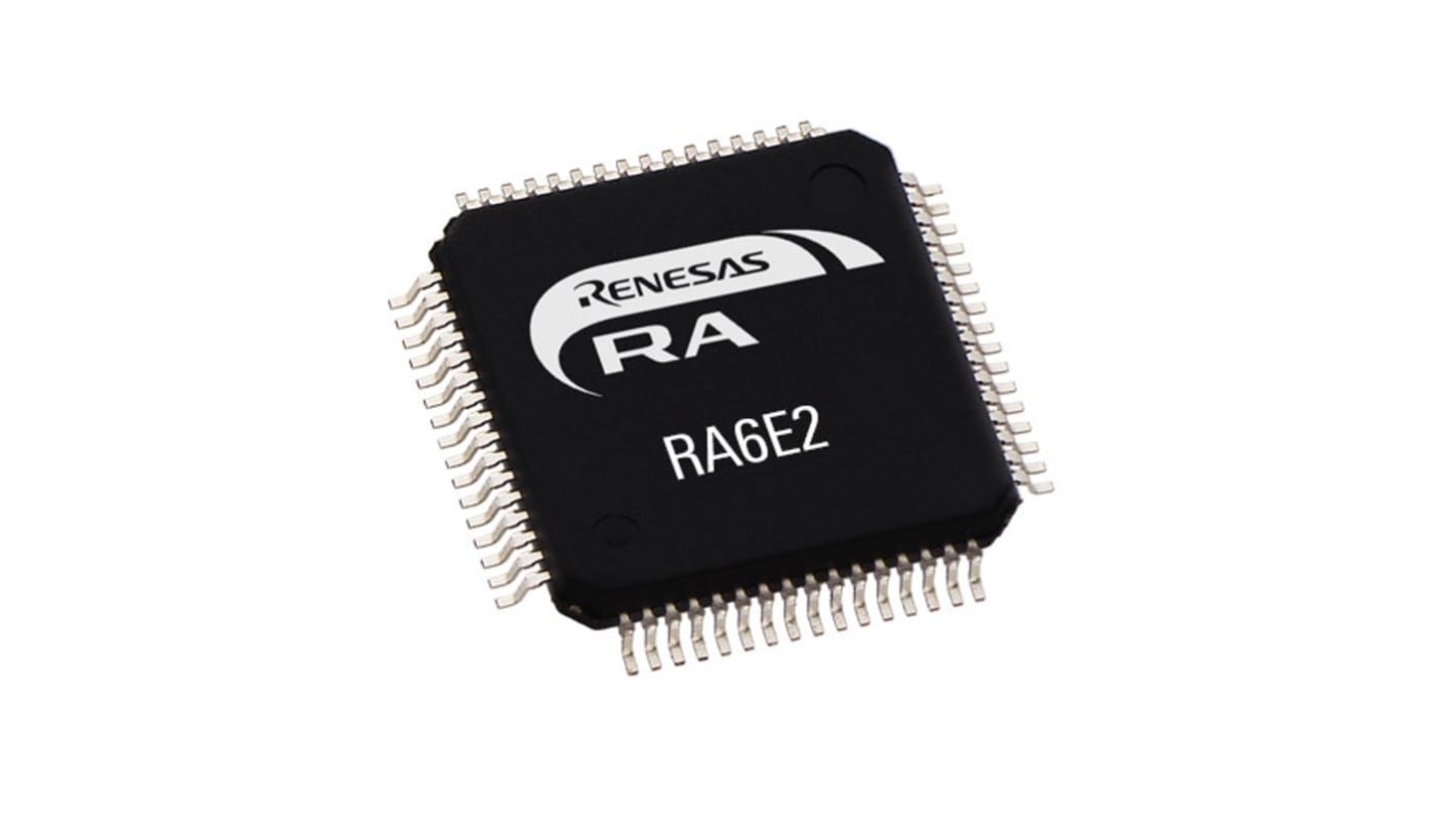 Renesas Electronics R7FA6E2BB3CFM#AA0, 32bit ARM Cortex Microcontroller, RA, 200MHz, 4 KB Flash ...