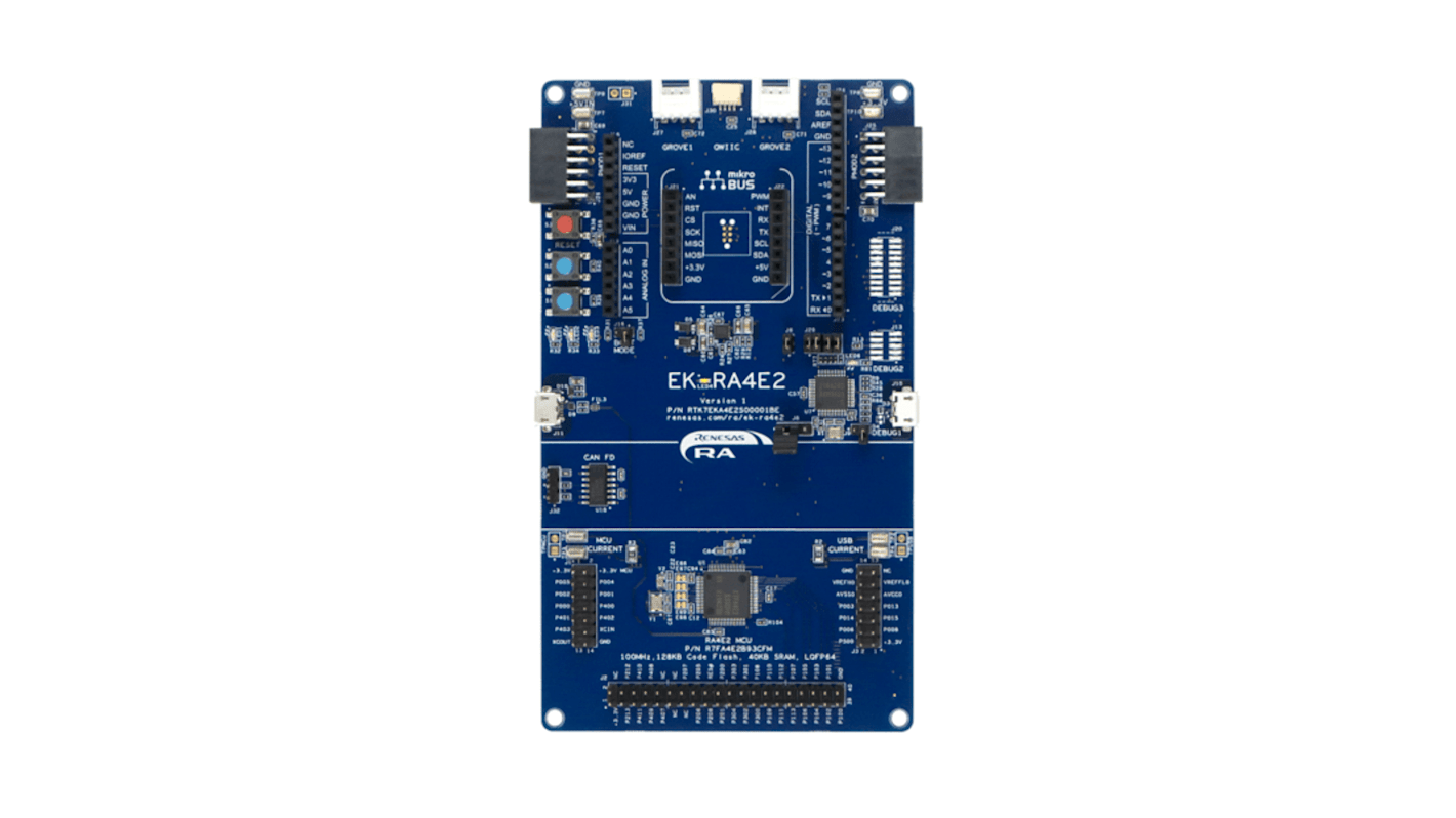 Renesas Electronics EK-RA4E2 Evaluation Kit Microcontroller Evaluation ...