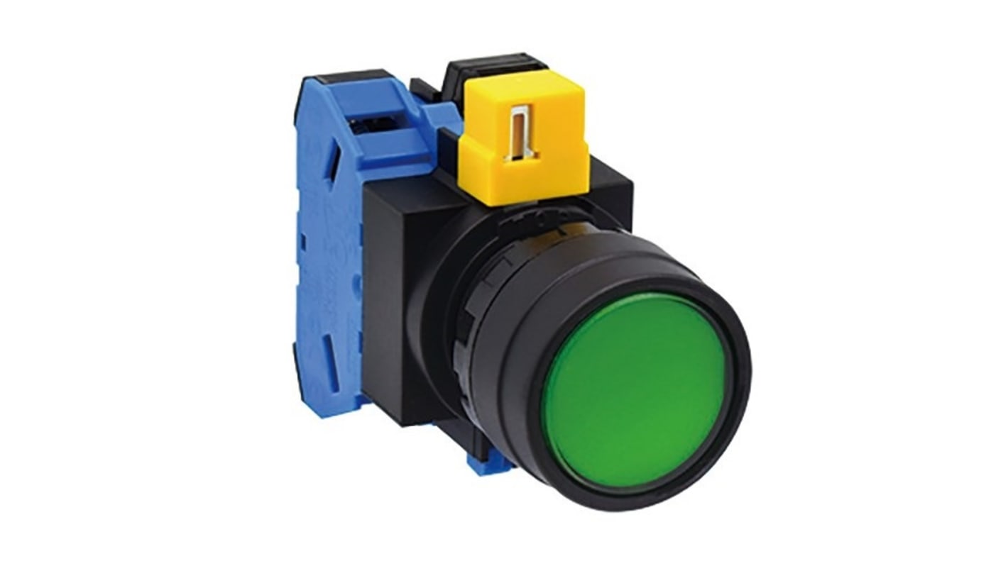 HW1L-M110Q4G | Idec HW Series Series Illuminated Push Button, Momentary ...