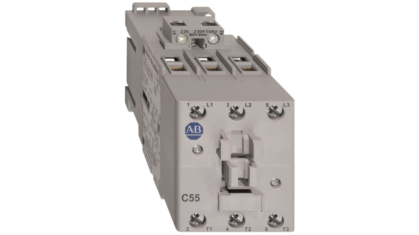 100-C55KF00 | Rockwell Automation 100-C Series Contactor, 230 V ac Coil ...