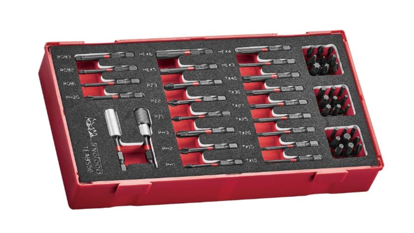 TEABS50 | Teng Tools Impact Bit Set 50 Pieces | RS