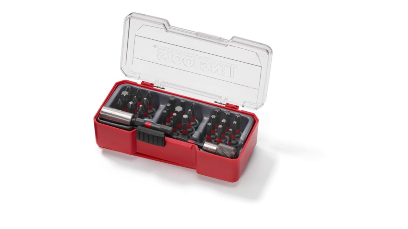 TJ1430 | Teng Tools Impact Bit Set With Belt Clip Mixed 29 Pieces | RS