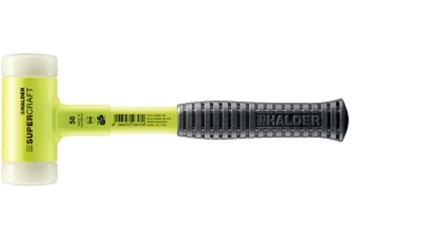 HA3377150 | Halder Round Nylon Mallet 1.2kg With Replaceable Face | RS