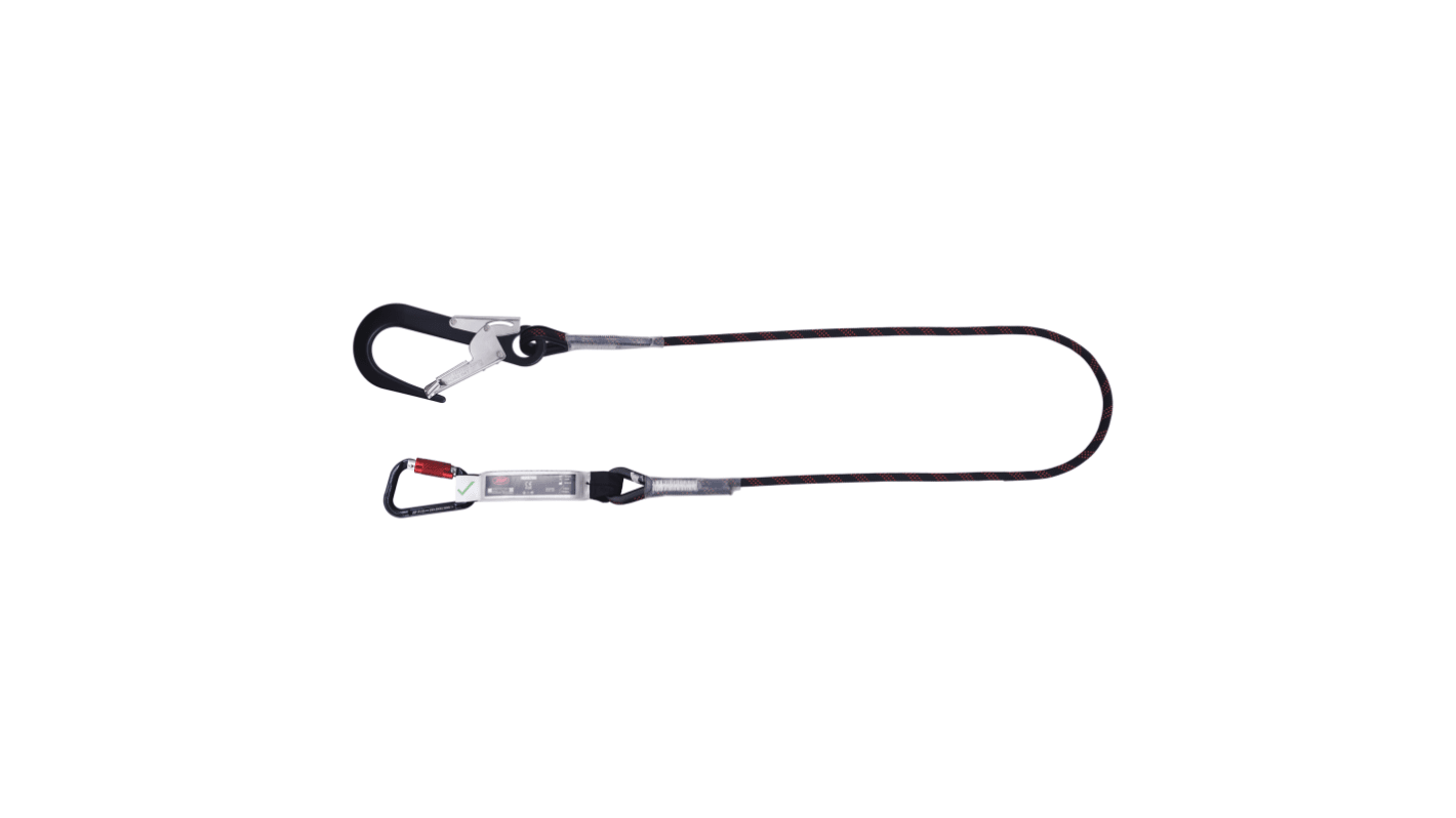 FAR0206 | JSP 2m Fall Arrest Fall Arrest Lanyard Screw Karabiner Single ...