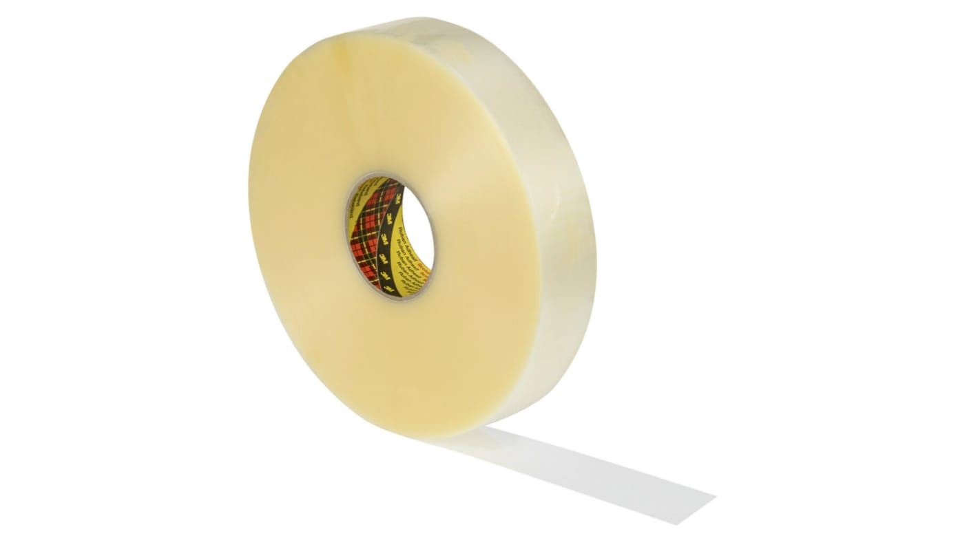 3M Scotch 3739 7100146490 Transparent Packing Tape, 990m x 50mm | RS