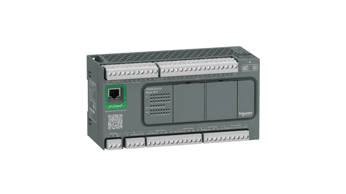TM200CE40R | Schneider Electric Easy Modicon M200 Series Logic ...