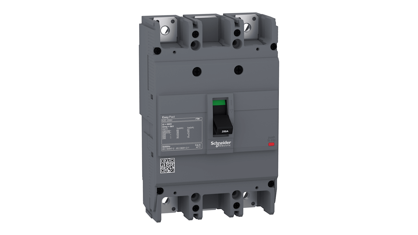 EZC250H2175 | Schneider Electric, EasyPact MCCB 2P 175A, Breaking ...