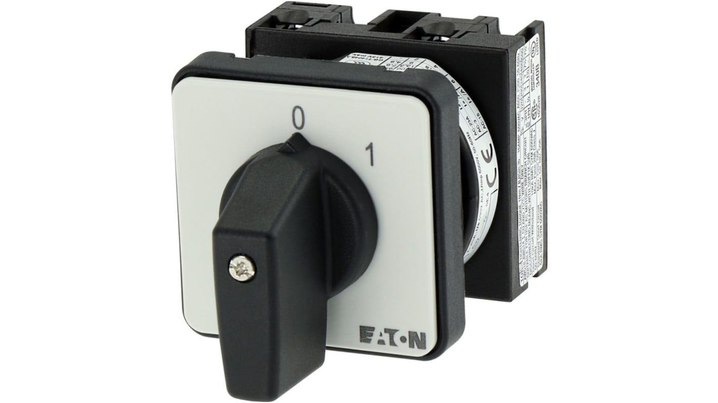 053092 T0-1-15402/E | Eaton, 2P 2 Position 45°, 690V ac, 20A, Toggle ...