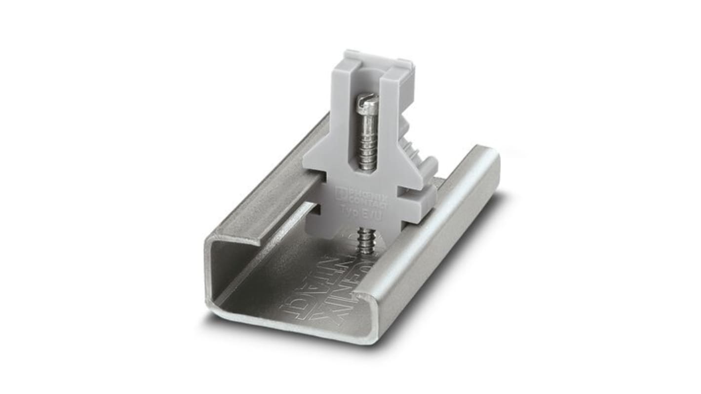 1201455 | Phoenix Contact E/U Series End Clamp for Use with Din Rail | RS