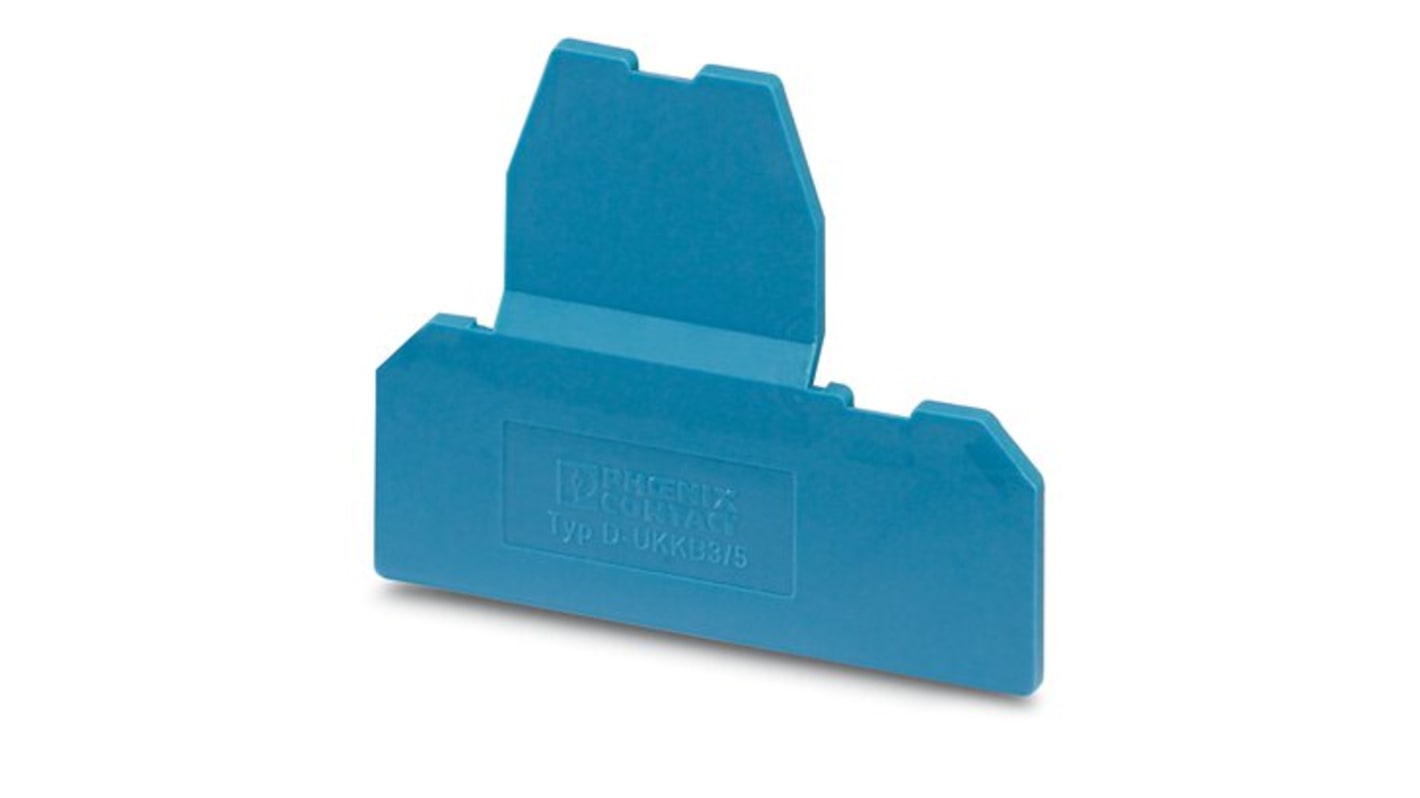 2771104 | Phoenix Contact D-UKKB 3/5 BU Series End Cover for Use with ...