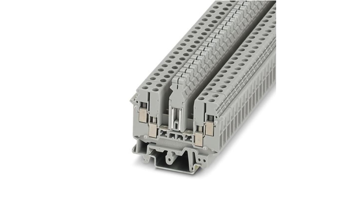 2777072 | Phoenix Contact UDK 4-T Series Grey Feed Through Terminal ...
