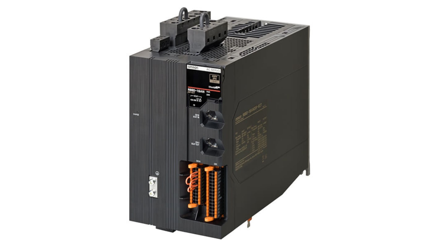 R88D-1SAN15F-ECT | Omron 1.5 kW Servo Drive, 400 V ac, 3 Phase, 4.7 A ...